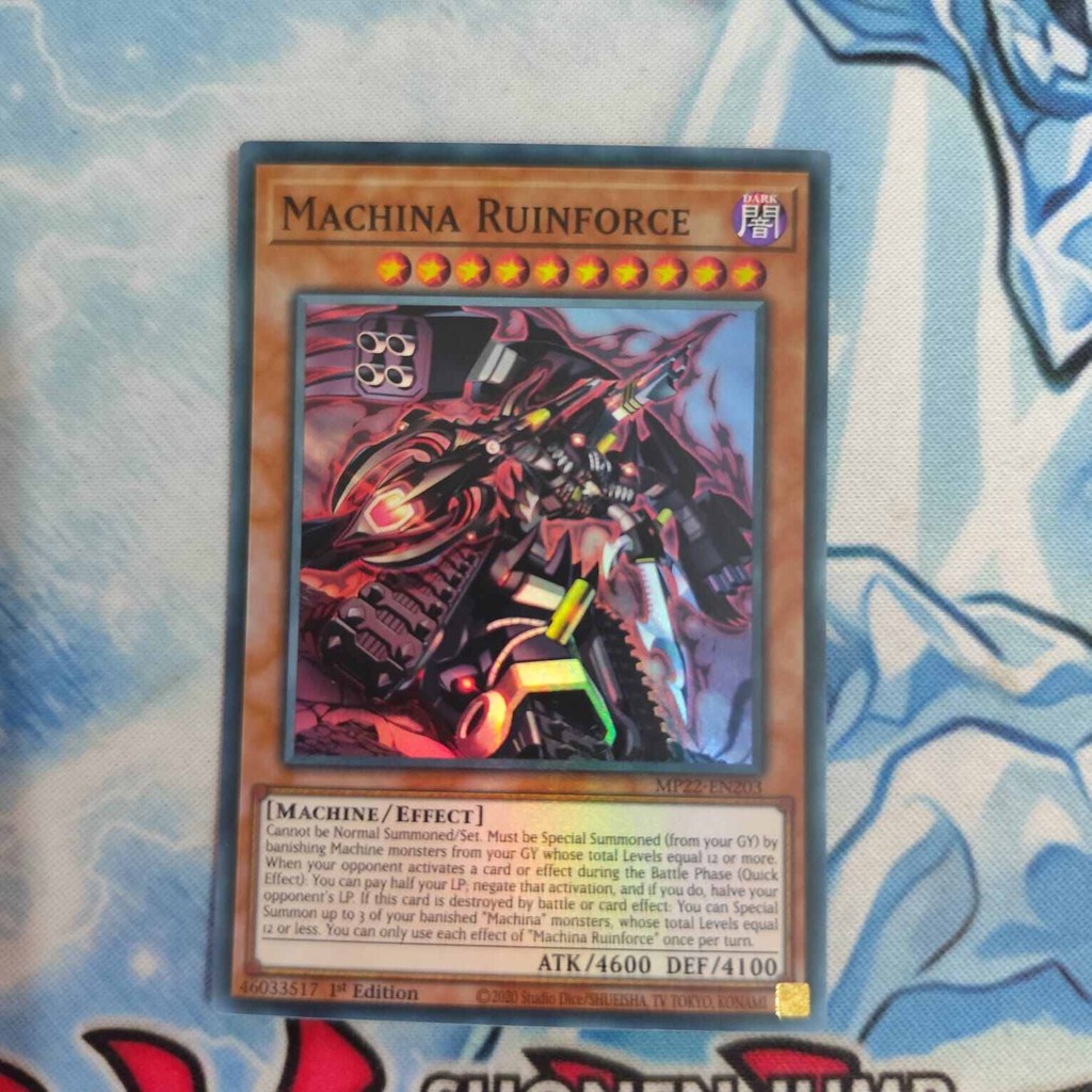 Jual yugioh machina ruinforce MP22 super rare original | Shopee Indonesia