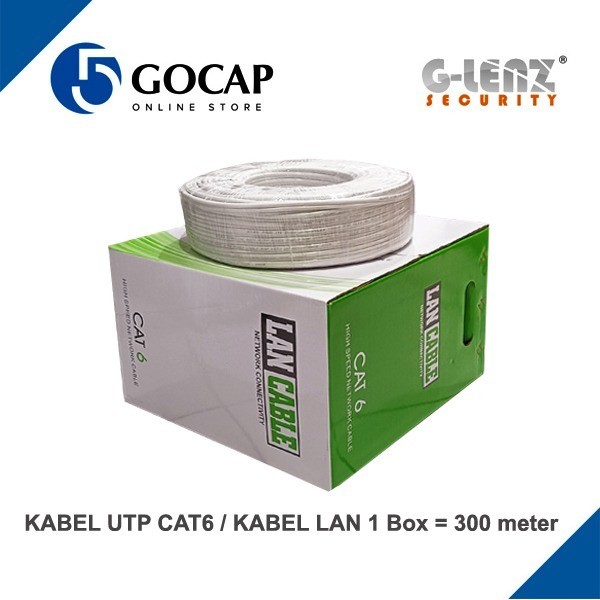 Jual GLENZ KABEL UPT CAT6 - 300 METER KABEL LAN CAT6 - 100 METER ...