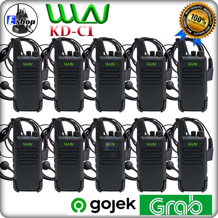 Jual PAKET TERKONEKSI Walkie Talkie HT handy Talky RADIO WLN KD-C1 | Shopee Indonesia