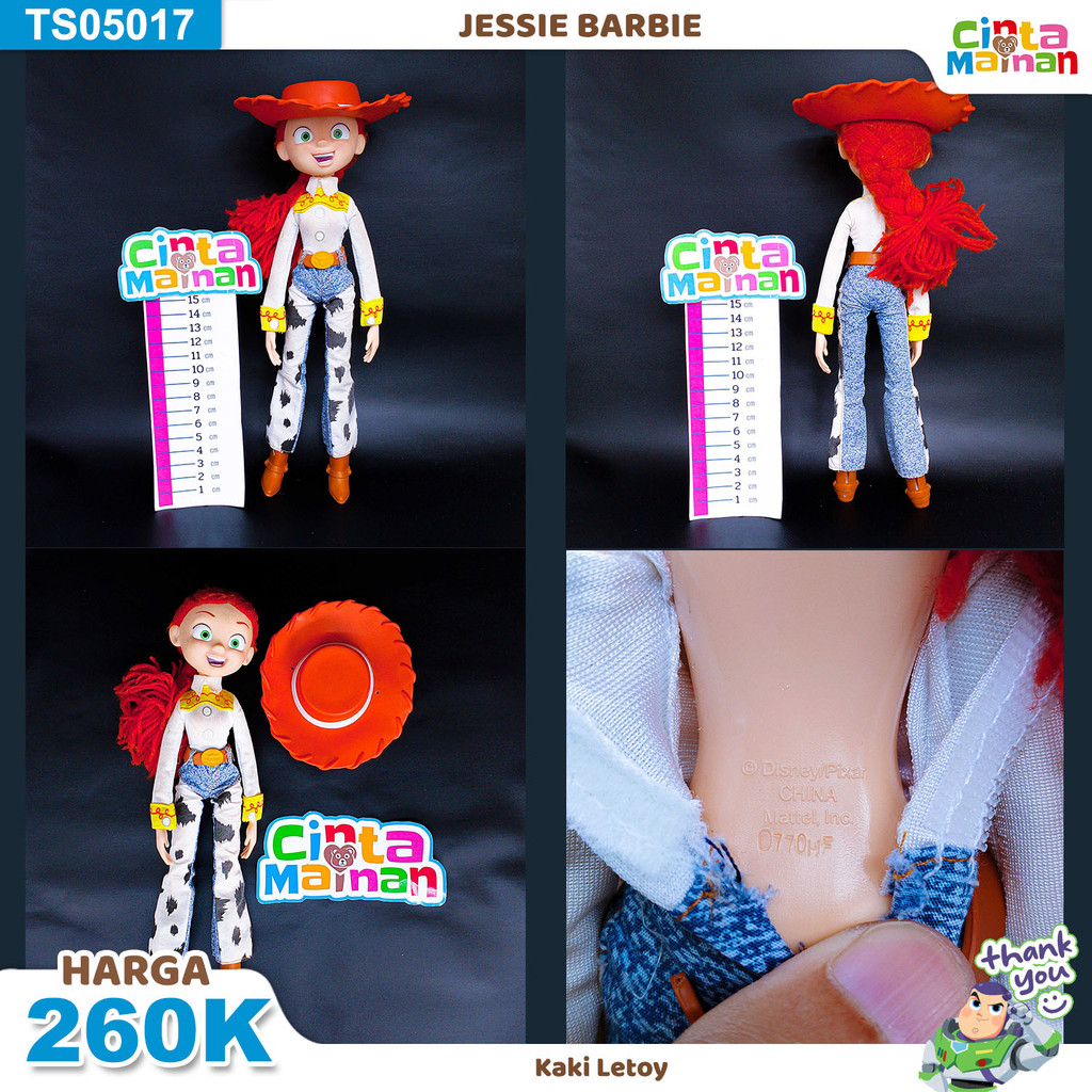 Jual TS05017 - Toy Story Jessie Barbie, Figure, Kaki Letoy | Shopee ...