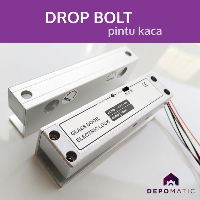 Jual Dropbolt Pintu Kaca Frameless Akses Door Drop Bolt Ready | Shopee ...