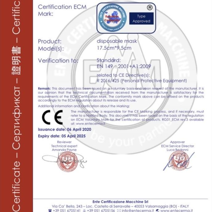 Jual pui 3 PLY Masker Wajah Anti Polusi Medical Standard Face Mask ...