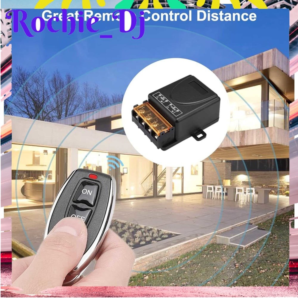 Jual WIRELESS RELAY SWITCH REMOTE CONTROL 433 MHZ 220V 30A - KR2201B ...