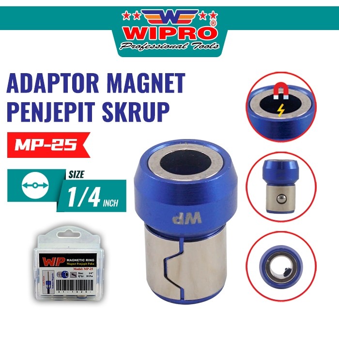 Jual Wipro Adaptor Magnet Penjepit Sekrup MP-25 | Shopee Indonesia
