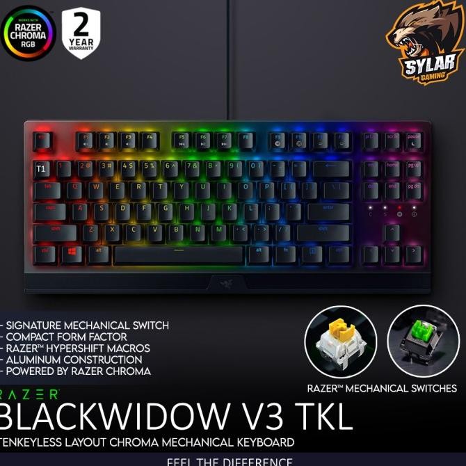 Jual Razer Blackwidow V3 Chroma Tenkeyless TKL Mechanical Gaming ...