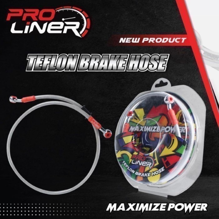 Jual Brake Hose Selang Rem Variasi Motor Merk Proliner Original 90 Cm ...