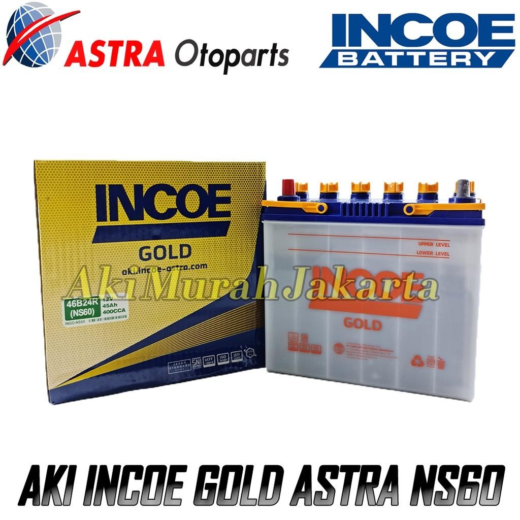 Jual Aki Mobil Daihatsu Xenia Incoe Gold Astra Ns60 Aki Basah 12V / 45Ah | Shopee Indonesia