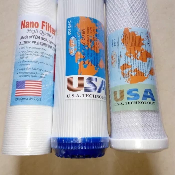 Jual NEW Paket Sediment Catridge Filter (Sediment+GAC+CTO) | Shopee ...