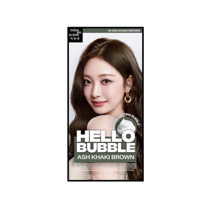 Jual Mise en Scene Hello Bubble Original Hair Color - Ash Khaki AESPA ...