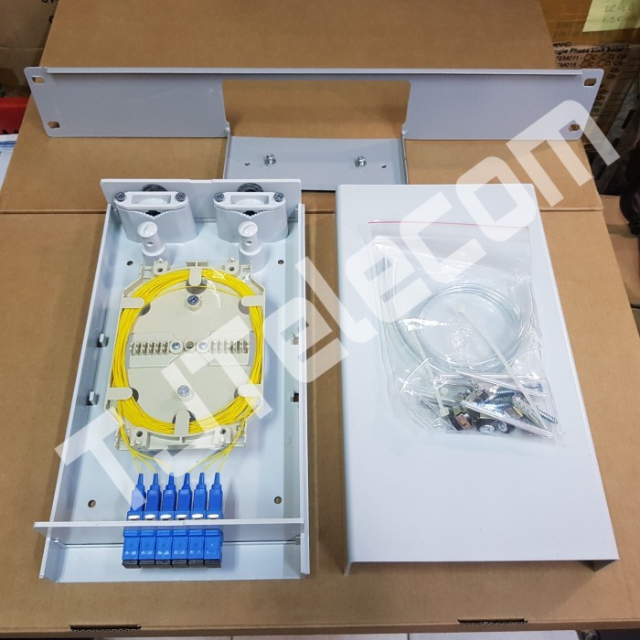 Jual otb rack 6 core SC lengkap / ODF universal 6 core SC UPC | Shopee ...