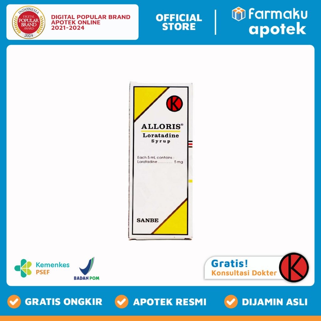 Jual Alloris Syrup 60 ml - BYM | Shopee Indonesia