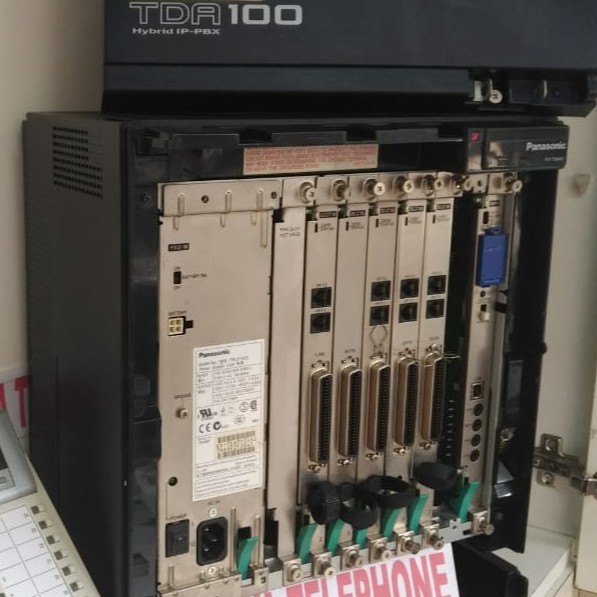 Jual Pabx Panasonic KX TDA100 Kap 16 line ,8 Digital & 48 Analog ...