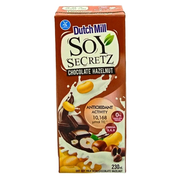 Jual S24187 SOY SECRETZ DUTCH MILL CHOCOLATE HAZELNUT SUSU UHT SOYA ...