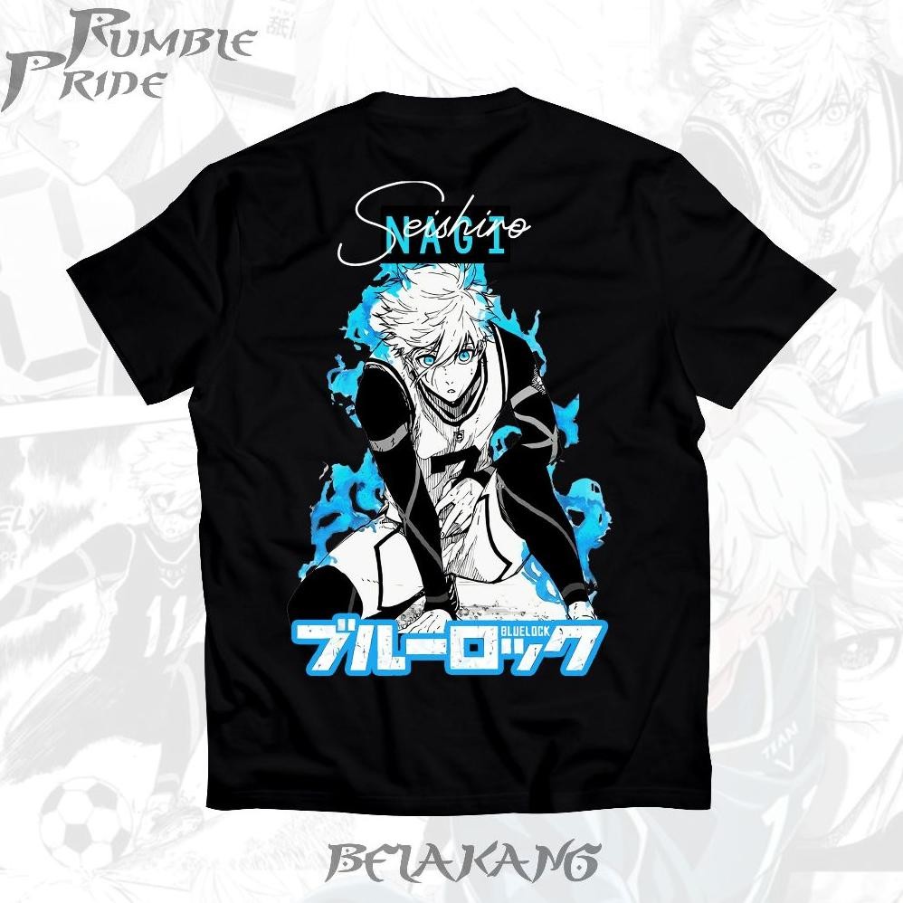 Jual Promo Baju Anime Blue Lock Nagi Sheishiro Bl01# Kaos Anime Keren ...