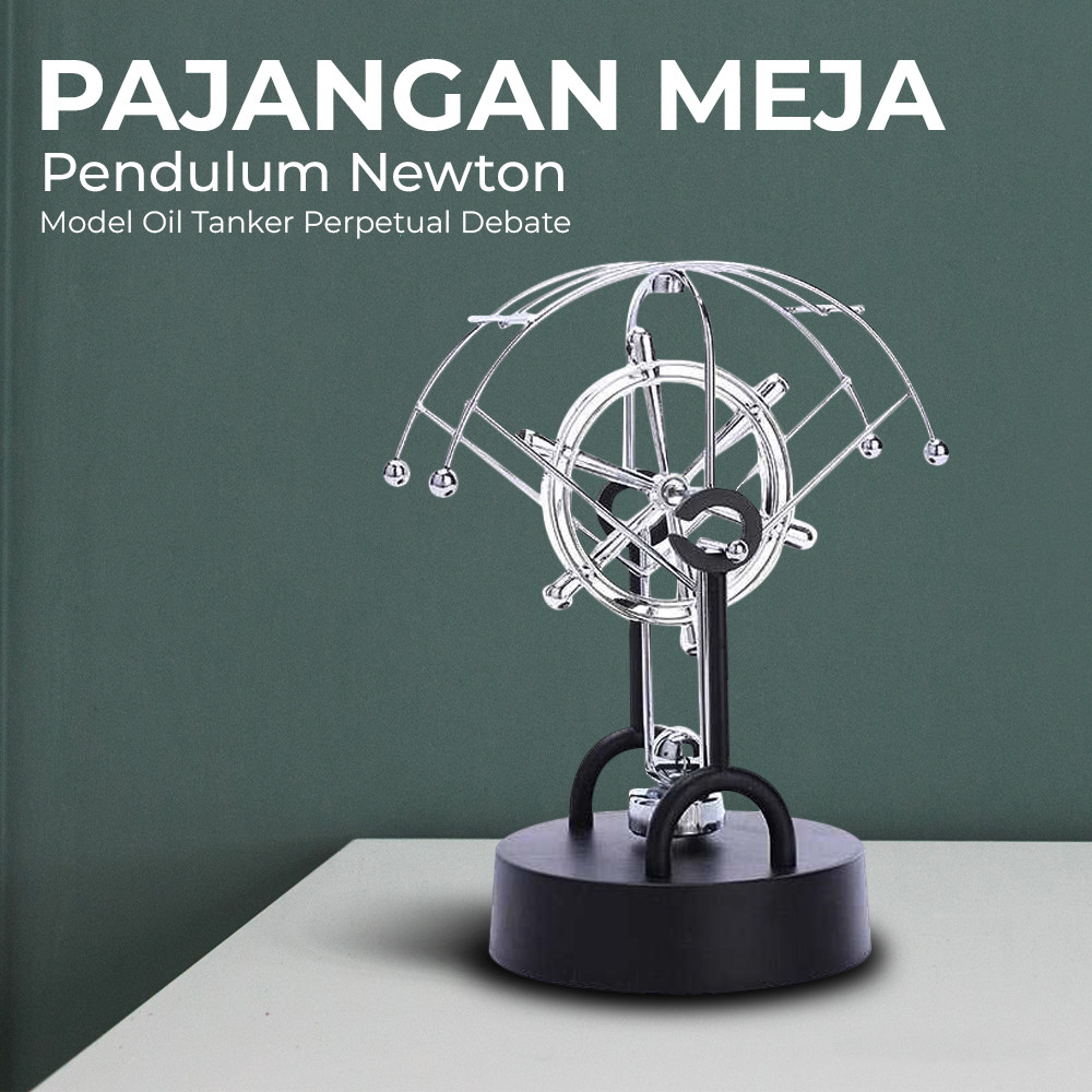 Jual Pajangan Meja Pendulum Newton Model Oil Tanker Perpetual Debate - B101 Original 99 Engine ...