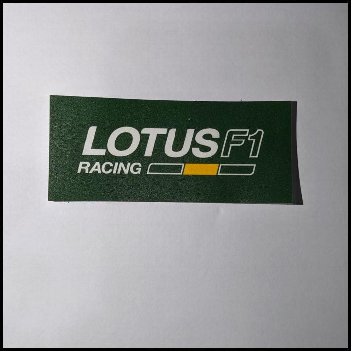 Jual BEST DEAL STICKER OTOMOTIF FORMULA ONE LOTUS F1 RACING NEW LOGO ...