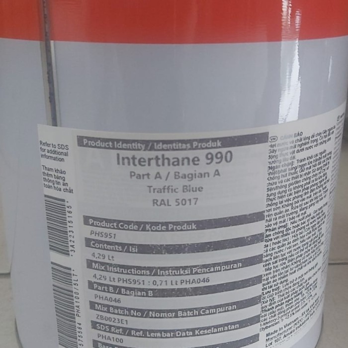 Jual International Paint - Interthane 990 RAL 5017 (Traffic Blue ...