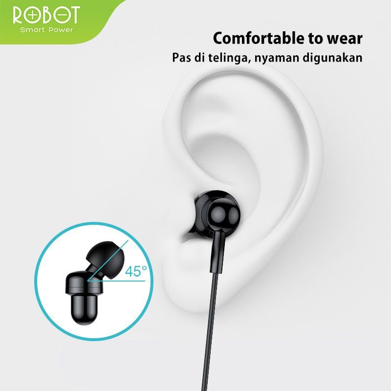Jual NEW PRODUCT Headset Robot RE20 Earphone Bass ORIGINAL | Shopee ...