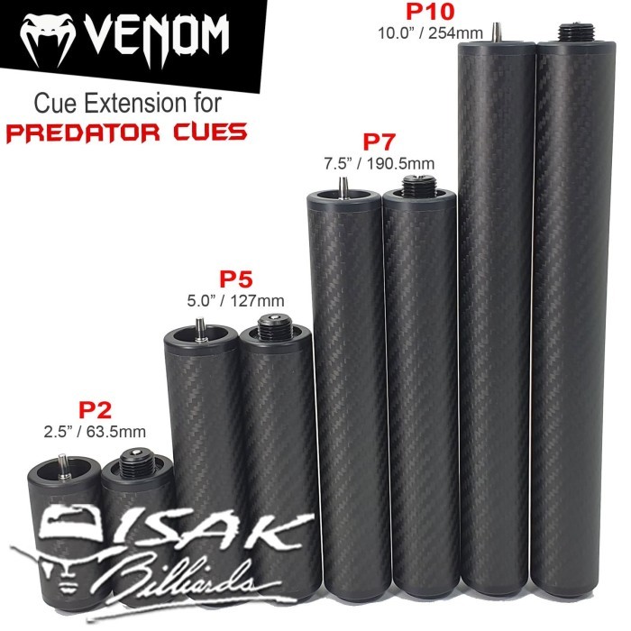 Jual Murah Cue Extension P2 - 2.5" inch Predator Cues Stick Ext Biliar ...
