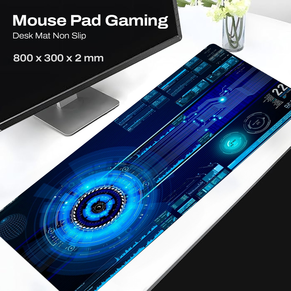 Jual Cooltoday Mouse Pad Gaming Desk Mat Non Slip 800x300x2mm - LN001 ...