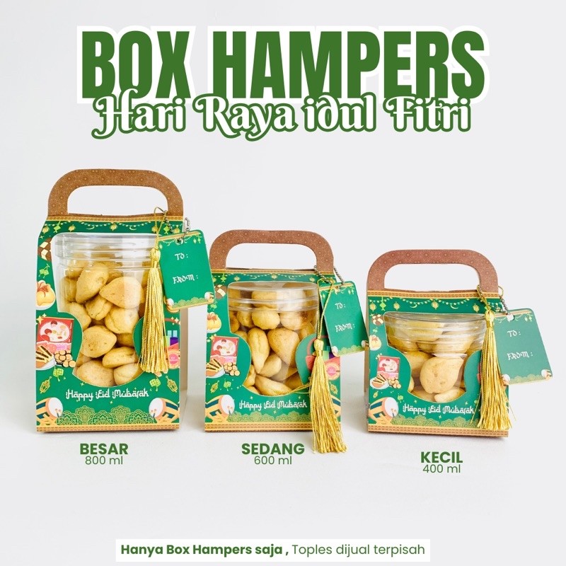 Jual Box Hampers - Kotak Hampers Hadiah Lebaran isi 10 pcs | Shopee ...