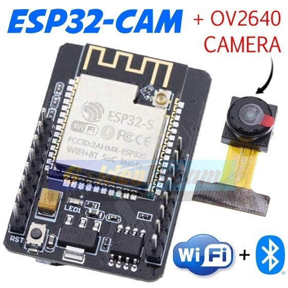 Jual Terbaru Esp32 Cam Ov2640 Camera Wifi Bluetooth Arduino Esp32s