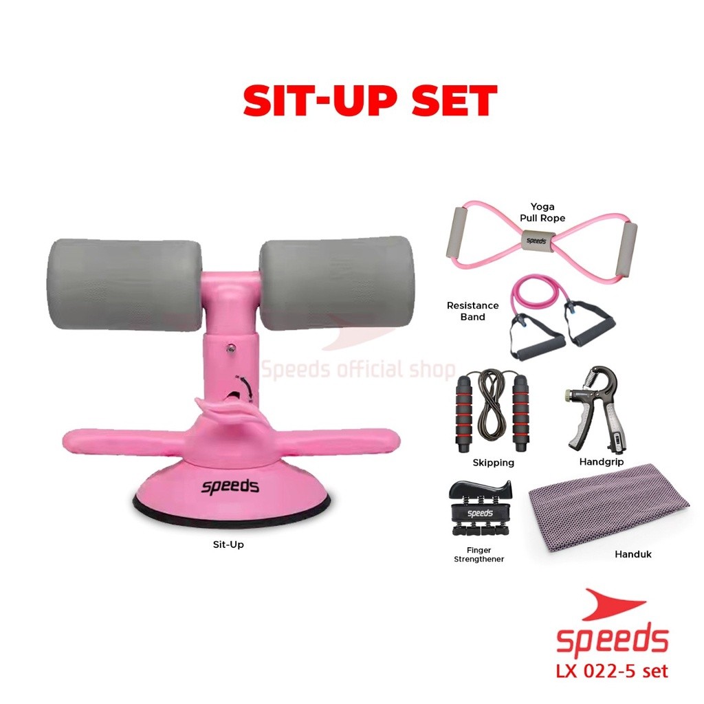 Jual SPEEDS 1 Set Alat Fitness 7in1 Sit Up Stand Set Alat Fitness ...