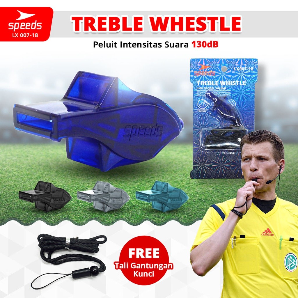 Jual SPEEDS Peluit Wasit Pluit Treble Whistle Referee Linesman Olahraga ...
