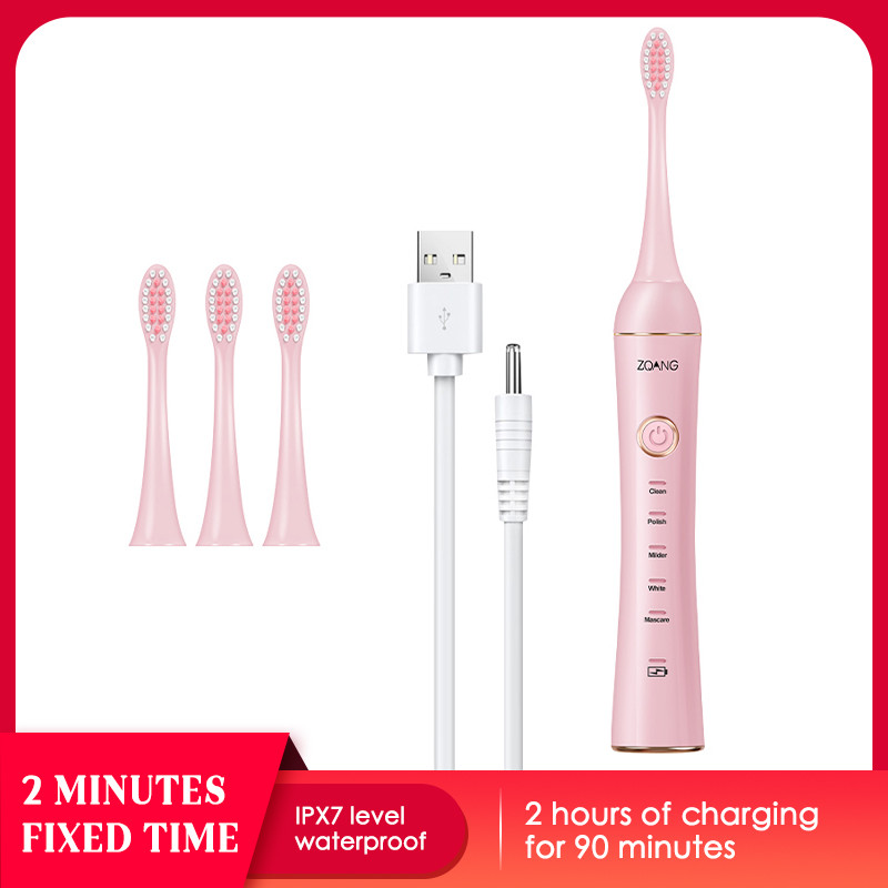 Jual NEW Electric Toothbrush Oral Care Rechargeable Toothbrush 2-Minute ...