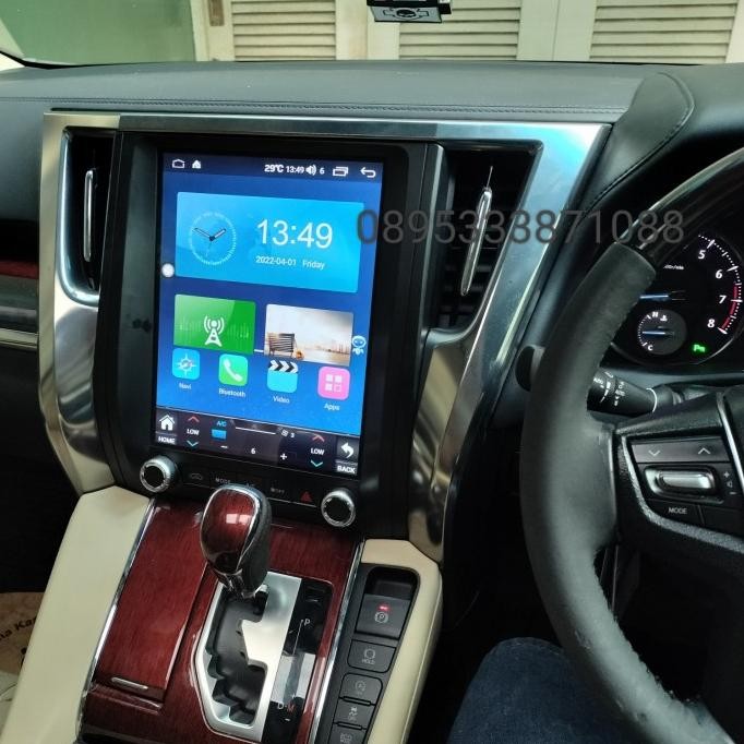 Jual * Head Unit Android Oem New Toyota Alphard Tesla Style Spek ...
