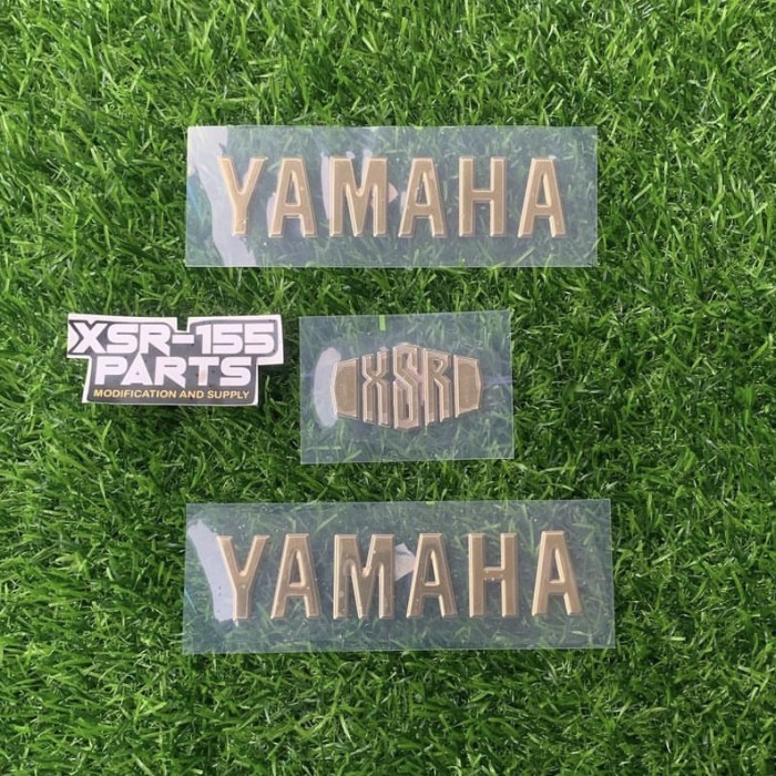 Jual Promo Emblem Xsr 155 Gold | Shopee Indonesia