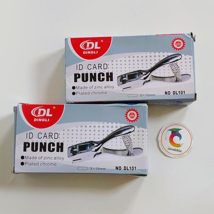 Jual Produk Unggulan] Punch Id card Punch DINGLI No. DL101 - 1 Lubang | Shopee Indonesia