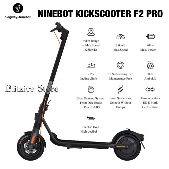 Jual Original Ninebot KickScooter F Series F40 By Segway Electric ...