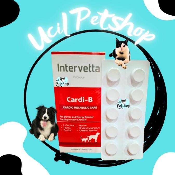 Jual Sale Intervetta Cardi B Suplemen Jantung Cardiac Kucing Anjing (1 ...