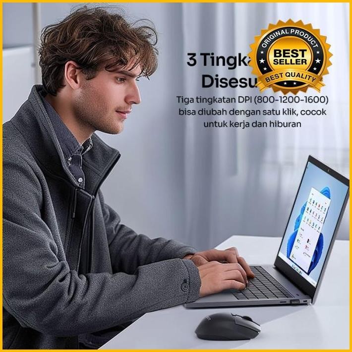 Jual Robot M355 Bluetooth + Wireless Mouse Silent Click Colorful Multi ...