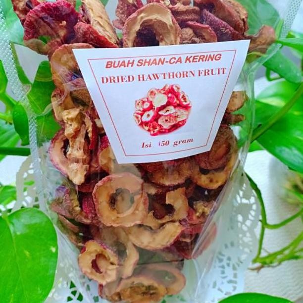 Jual buah SHAN-CA KERING/DRIED HAWTHORN FRUIT. Kan isi 50 Gram/pack ...