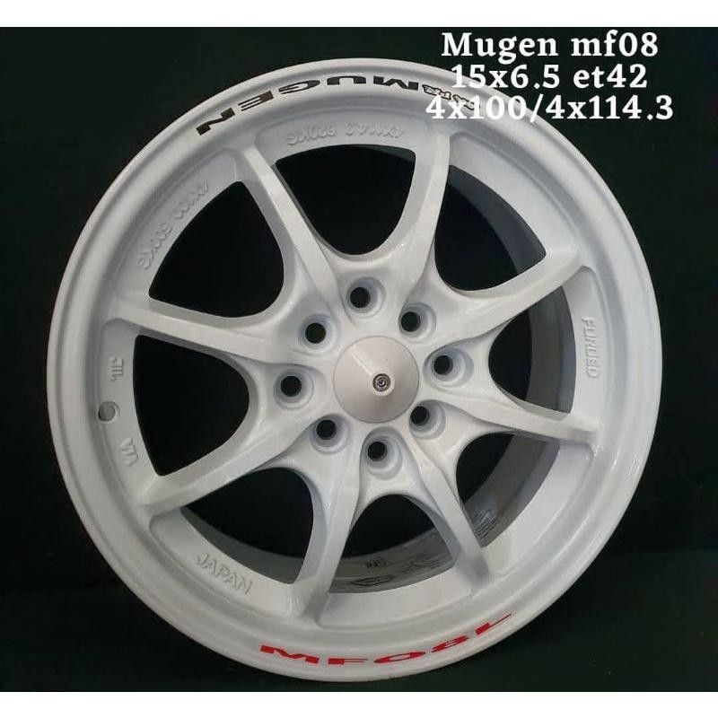 Jual Velg Mugen Mf8 R15 Velg Racing Mobil Mugen Mf8 Ring 15 | Shopee Indonesia