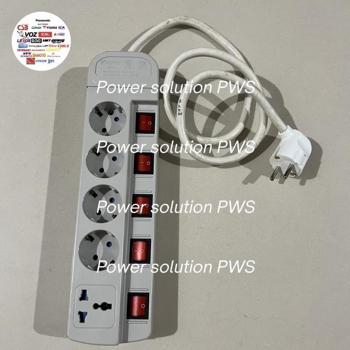 Jual Kabel Extension Stop Kontak 3 Lubang 2x Schuko outlet + 1x ...