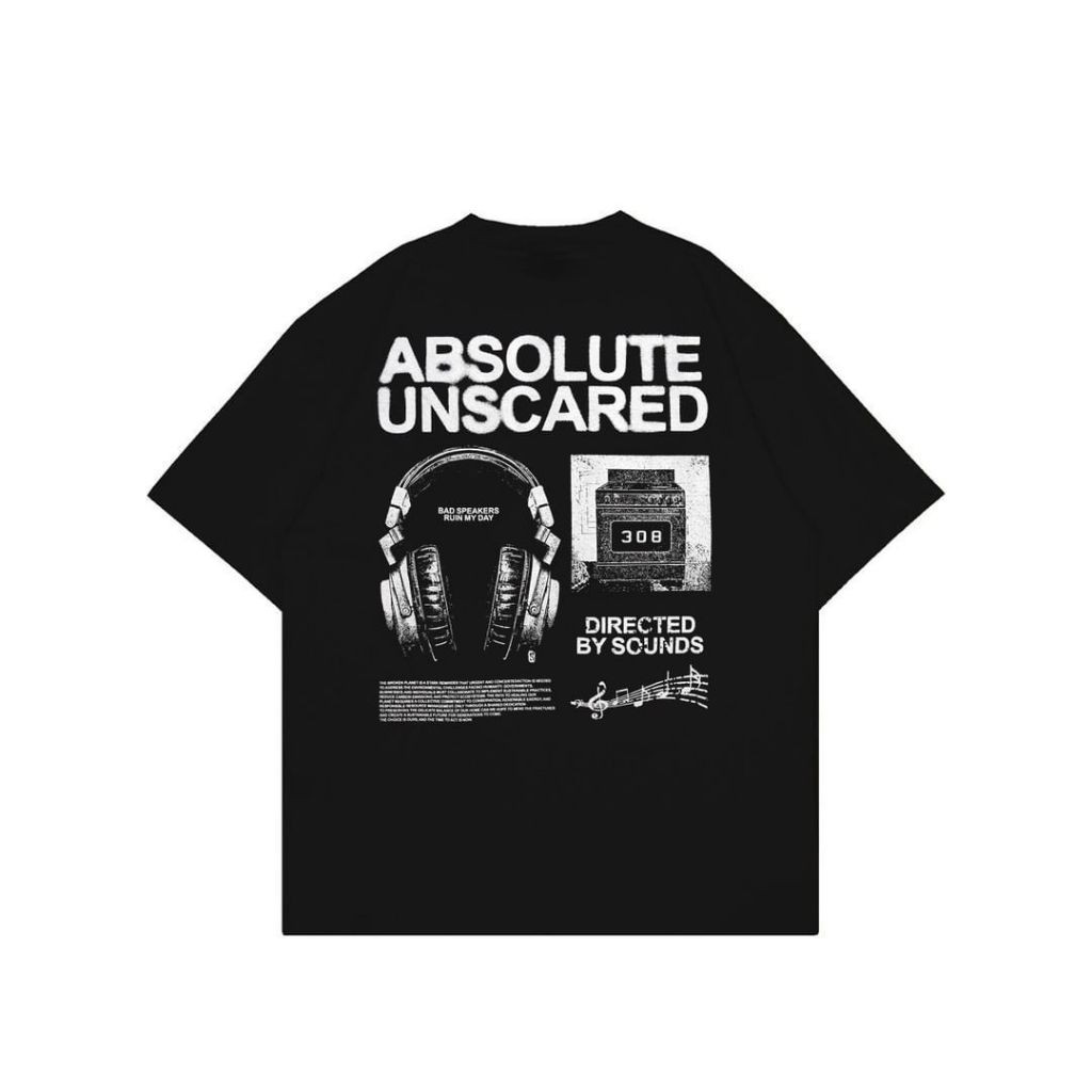 Jual 308 ABSLTUNSCRD - T-SHIRT OVERSIZE ABSOLUTE VINYL - BLACK | Shopee ...
