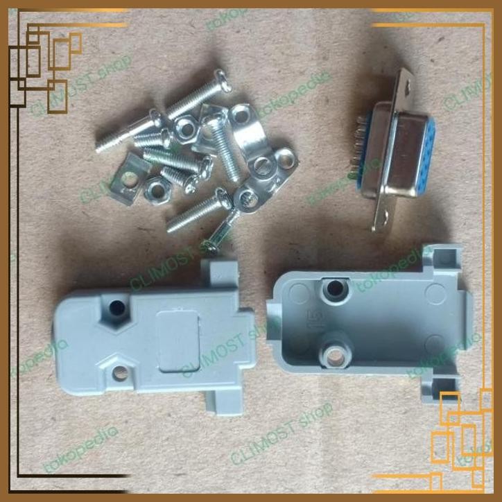 Jual [CTS] KONEKTOR RS232 DB9 PIN FEMALE COVER DB9 CONECTOR DB9 FEMALE ...