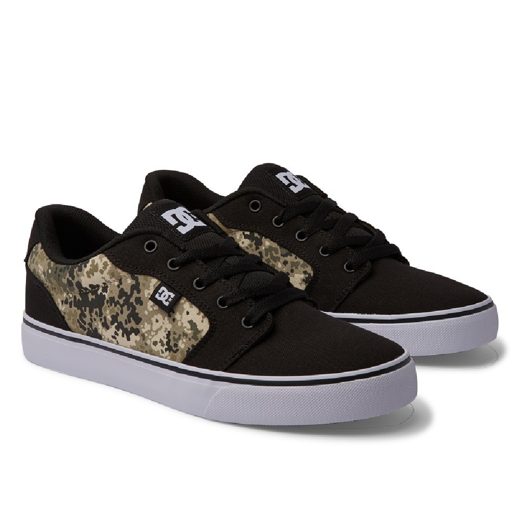 Jual DC Mens Anvil TX Black/Brown/White Vulcanized Shoe | Shopee Indonesia