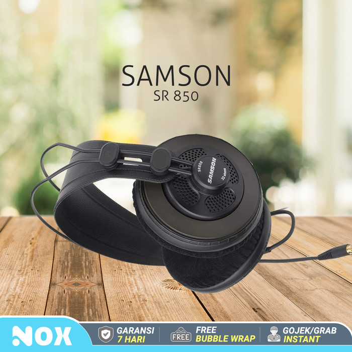 Jual Headphone Samson SR850 profesional studio rekaman Bass sound ...