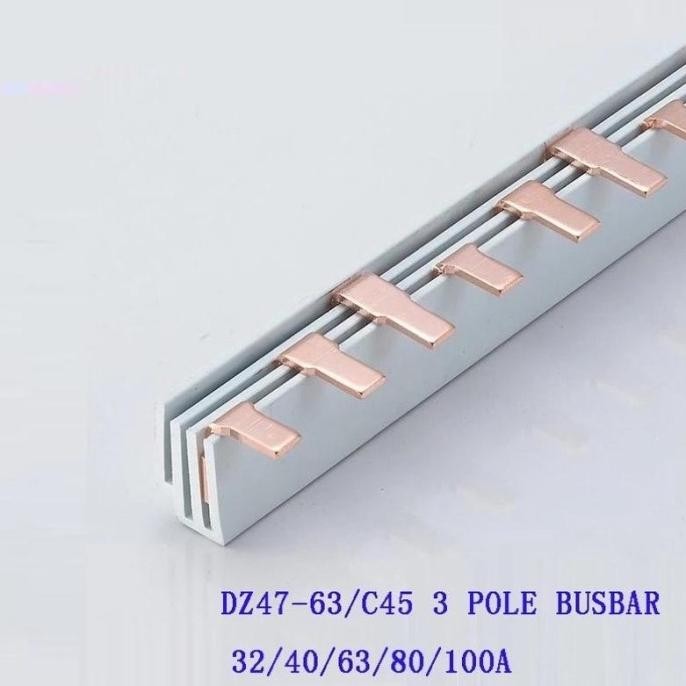 Jual Busbar Copper MCB Jumper 1P 2P 3P 4P Rel Sisir 1 meter | Shopee ...