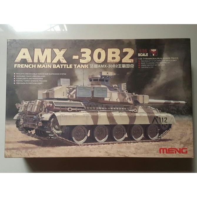 Jual 1/35 AMX-30B2 French main battle tank Meng model kit mokit ...