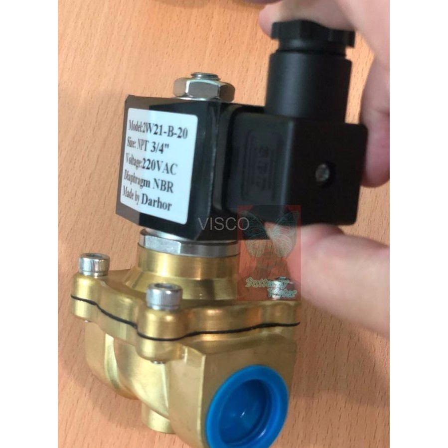 Jual Solenoid Valve 1 2 Inch Selenoid Valve Valve Darhor | Shopee Indonesia