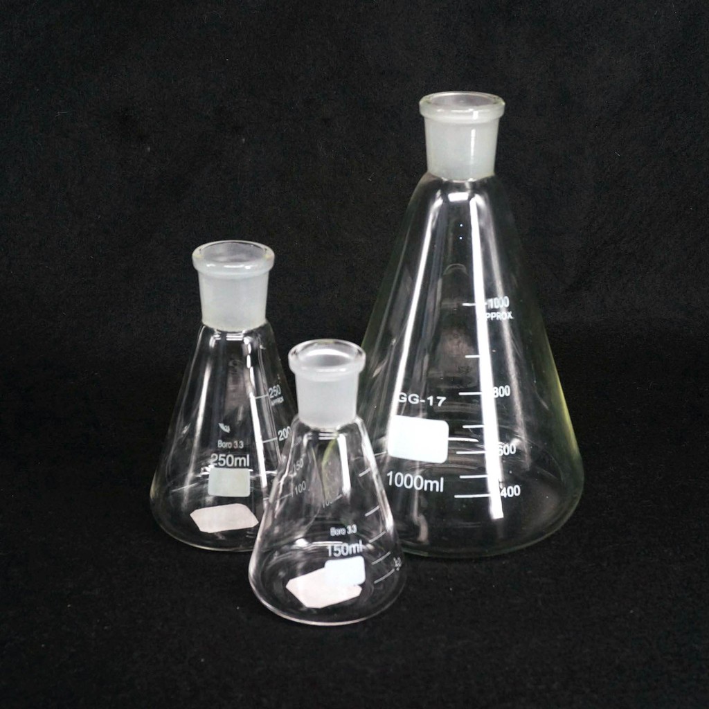 Jual 500ml 1000ml 2000ml 3000ml 5000ml 19 26 24 29 29 32 Joint Borosilicate Glass Lab Conical ...