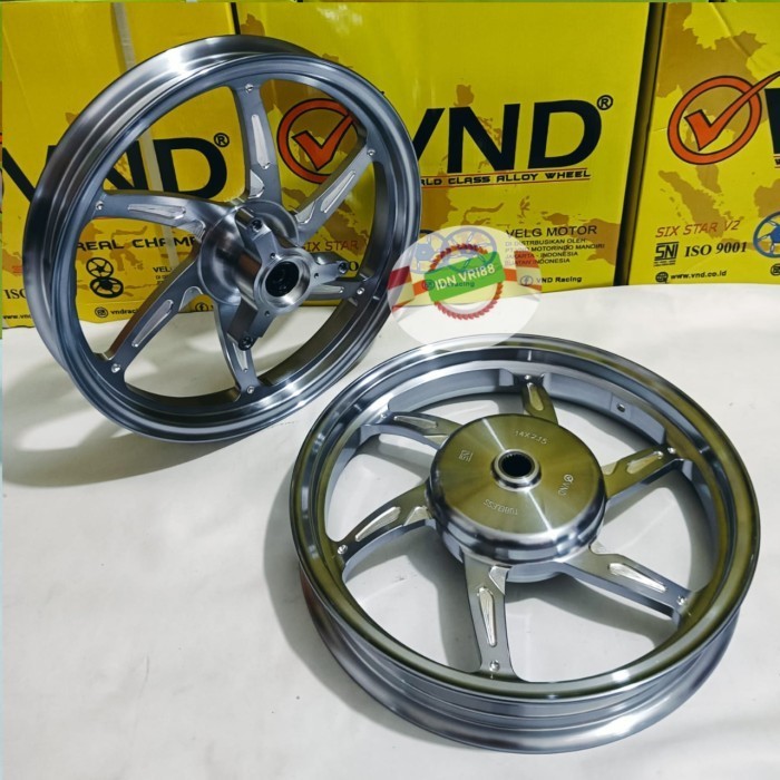 Jual VELG RACING VND SIX STAR V2 AEROX RING 14 AEROX 155/AEROX NEW 155 UK 1.85x14/2.15x14 ...