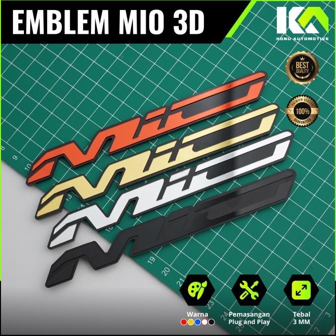 Jual LOGO MIO TIMBUL 3D AKRILIK EMBLEM YAMAHA MIO BUKAN STIKER SEPASANG ...