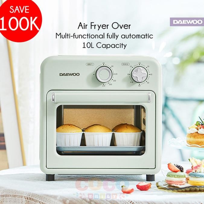Jual DAEWOO KX05 Visual Air Fryer Oven Multi-functional Fully Automatic 10L | Shopee Indonesia