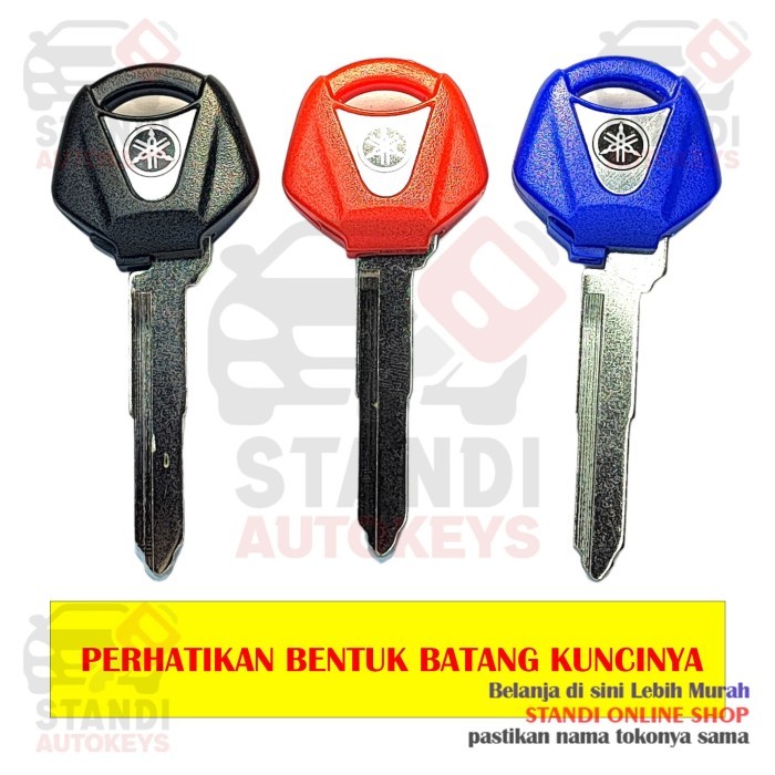 Jual KUNCI MOTOR KEY BLANK TRANSPONDER BAHAN KUNCI YAMAHA YZF R6 R1 XJR ...